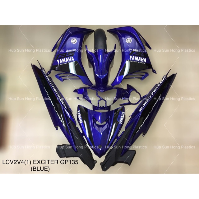 LC135 V2 V3 V4 V5 BODY COVER SET BLUE EXCITER GP 135 HBL OEM HIGH ...