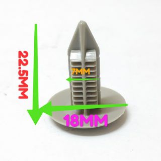 Original HONDA 7MM 90667-SWZ-003 ROOF TOP / INNER PANEL CLIP / TRIM ...
