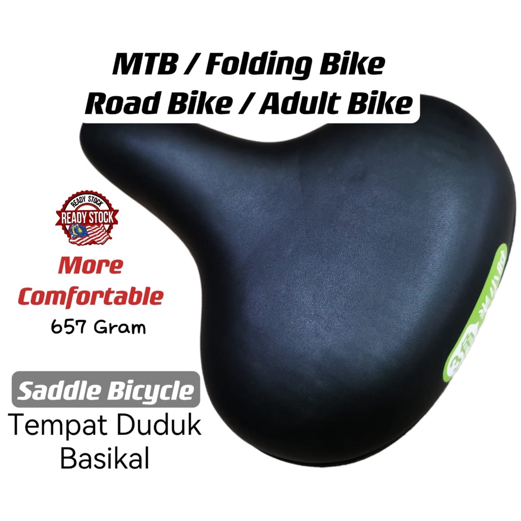 Wide Saddle Seat Bicycle - Basikal Tempat Duduk - extra wide comfort ...