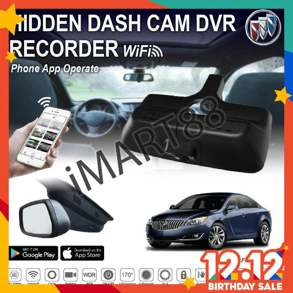 Buick Regal - Type1080P HD Front Back WiFi Hidden Car DVR Dash Cam ...