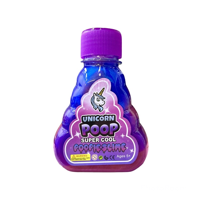 Unicorn Poop Super Cool Poopie Galaxy Colourful Slime Toy Kit - Mainan ...