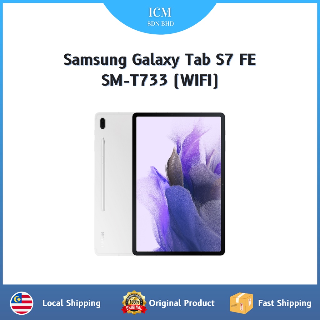 (Ready Stock) Samsung Galaxy Tab S7 FE 12.4" (SM-T730) WIFI (4GB/6GB ...