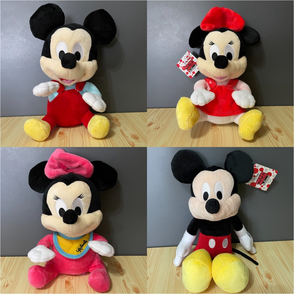 Original Licensed Disney Mickey Minnie With Tag Soft Toy | Shopee Malaysia