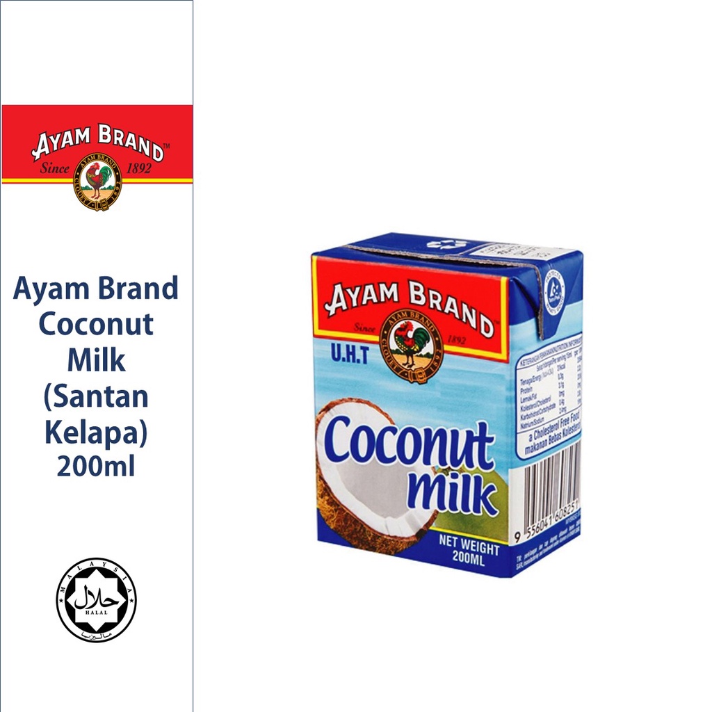 Ayam Brand Coconut Milk 200ml | Shopee Malaysia