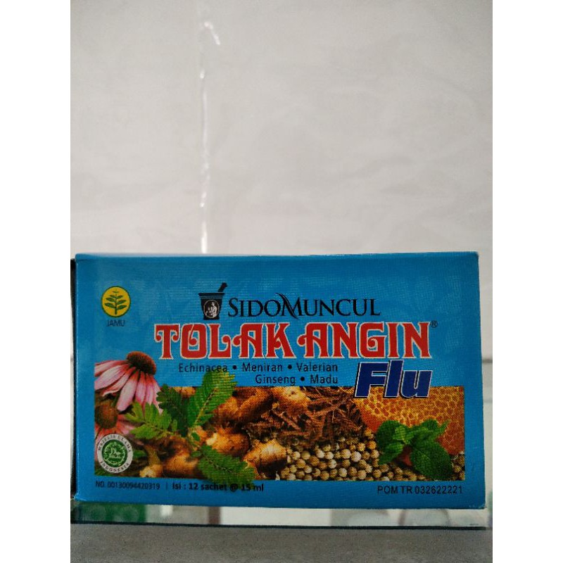 Tolak ANGIN LIQUID FLU, box contains 12 sachets | Shopee Malaysia