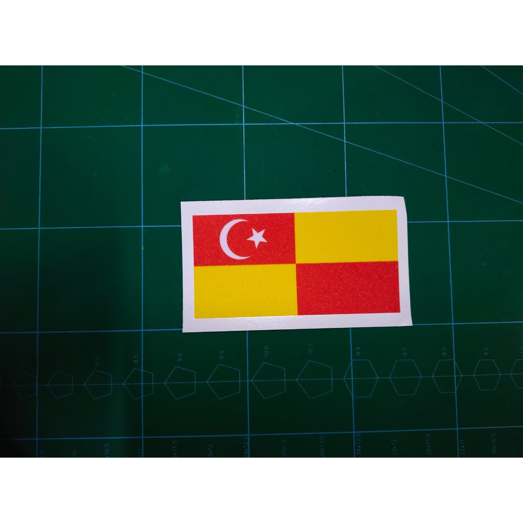 code47 - 10x5cm - STICKER BENDERA NEGERI DI MALAYSIA WATERPROOF - READY ...