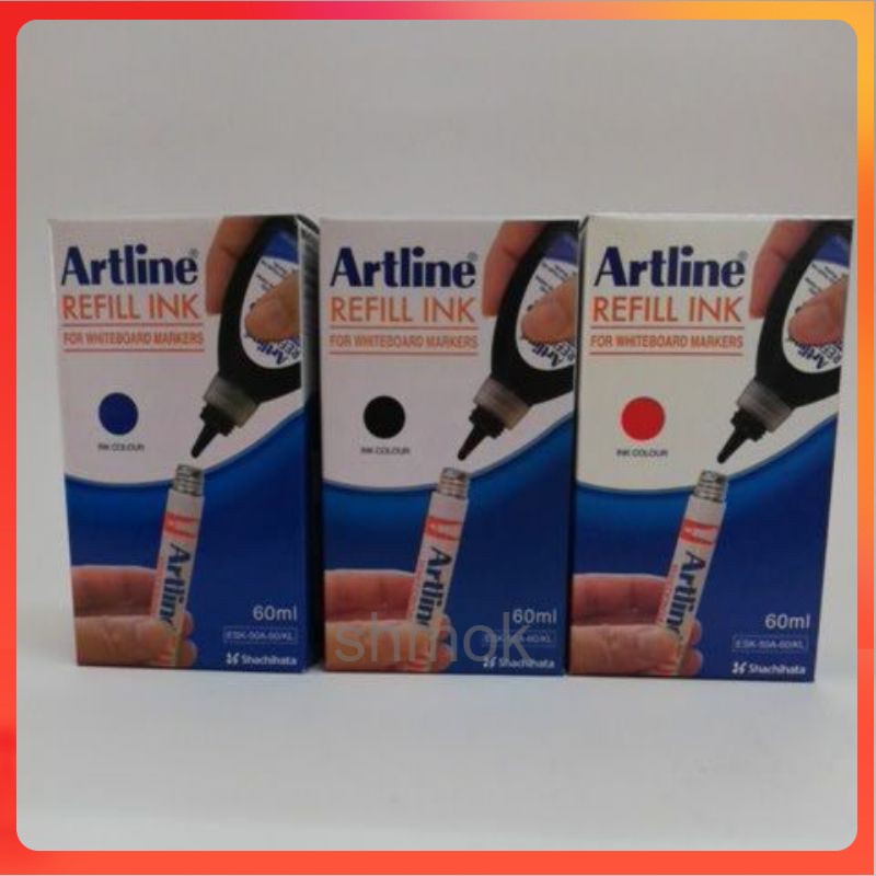 ARTLINE DAKWAT PEN PENANDA / REFILL INK 60ml FOR WHITEBOARD MARKERS ...
