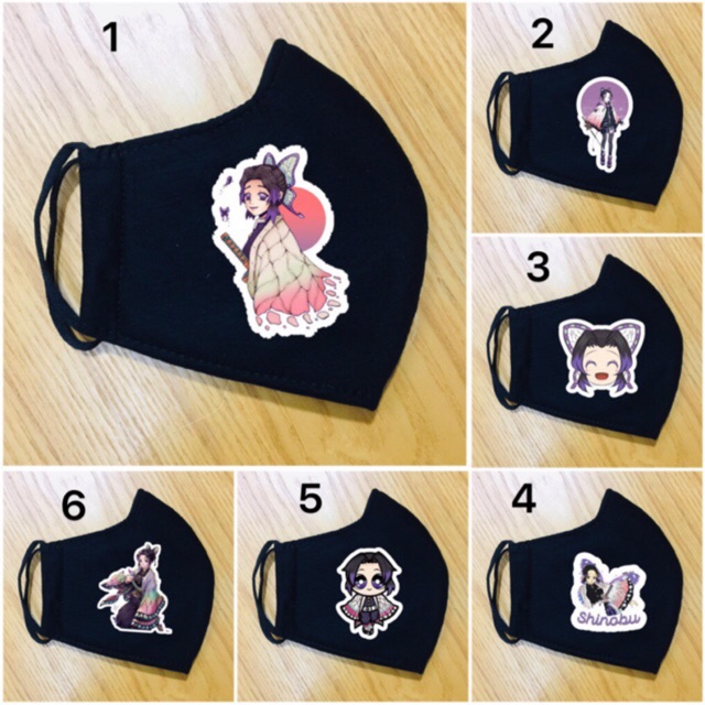 Kochou shinobu kimetsu no Yaiba 4-layer mask | Shopee Malaysia