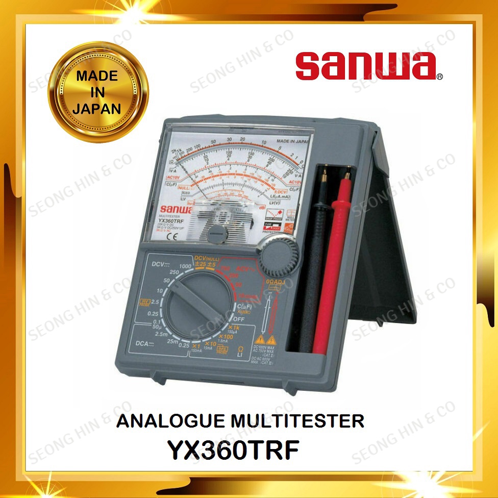 Sanwa YX360TRF Analogue Multitester / Multimeter Original MADE IN JAPAN ...