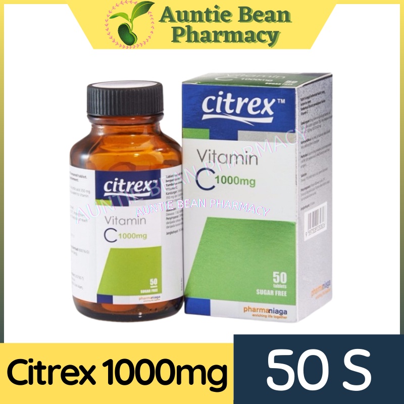 Citrex Vitamin C 1000mg- 50 chewable tablets (sugar free) | Shopee Malaysia