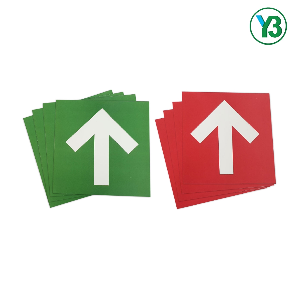 50pcs Arrow Signage Signboard Sticker / Petunjuk arah anak panah ...