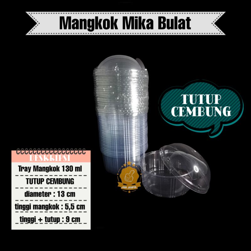 MK Convex Mica Bowl/Mk130/Mica Bowl/Mica Bento Dome - Bening (pcs) | Shopee Malaysia