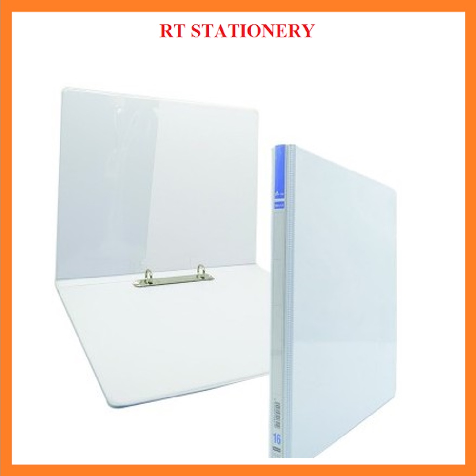 PVC 2D A4 Ring File 16mm (White) | Shopee Malaysia