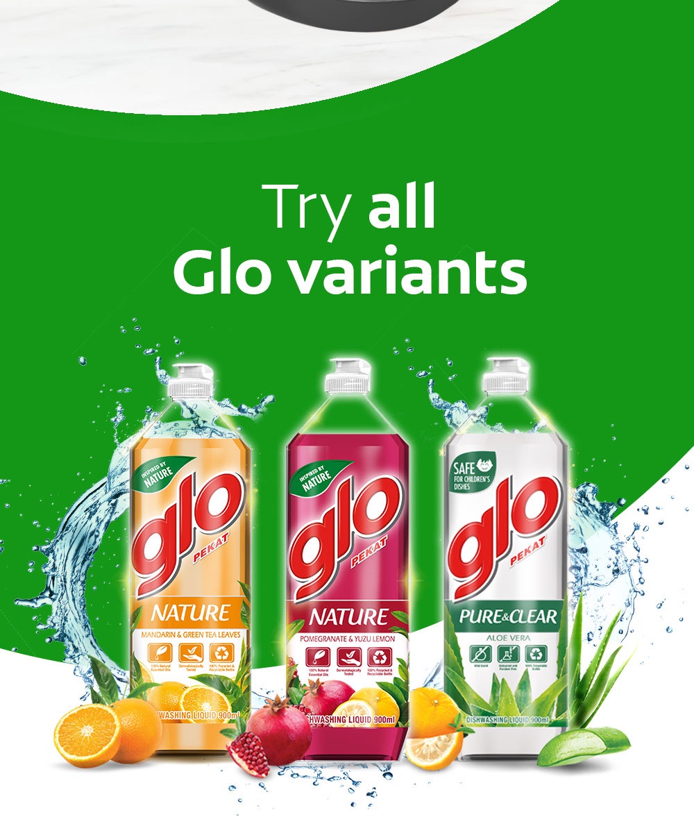 Glo Nature Pomegranate & Yuzu Lemon Dishwash Liquid 800ml | Shopee Malaysia