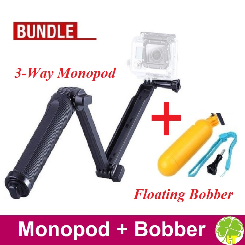 3-Way Arm Foldable Tripod Grip Mount + Floating Bobber (Suitable for ...