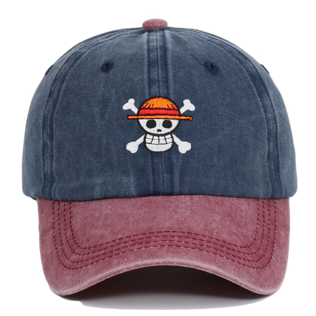 One Piece Dad washingHat 100% Cotton washing Anime Baseball Caps High ...