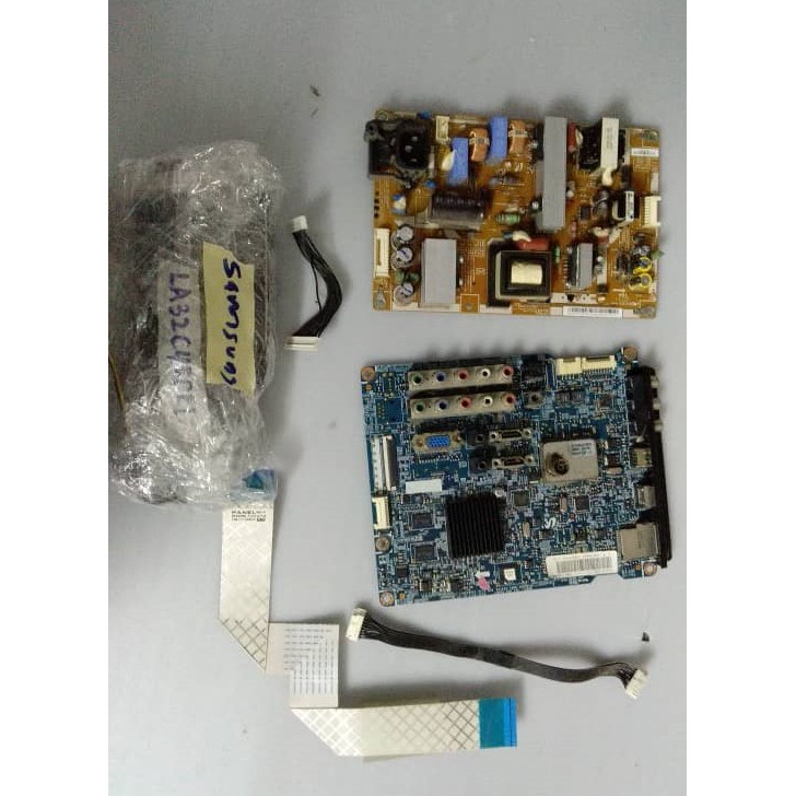 (1517) Samsung LA32C450E1 Mainboard, Powerboard, Inverter, LVDS. Used ...