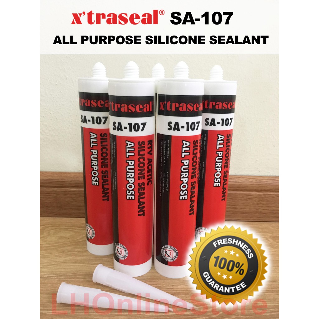 Xtraseal SA-107 All Purpose Silicone Sealant (100% Freshness Guarantee!!!!) | Shopee Malaysia