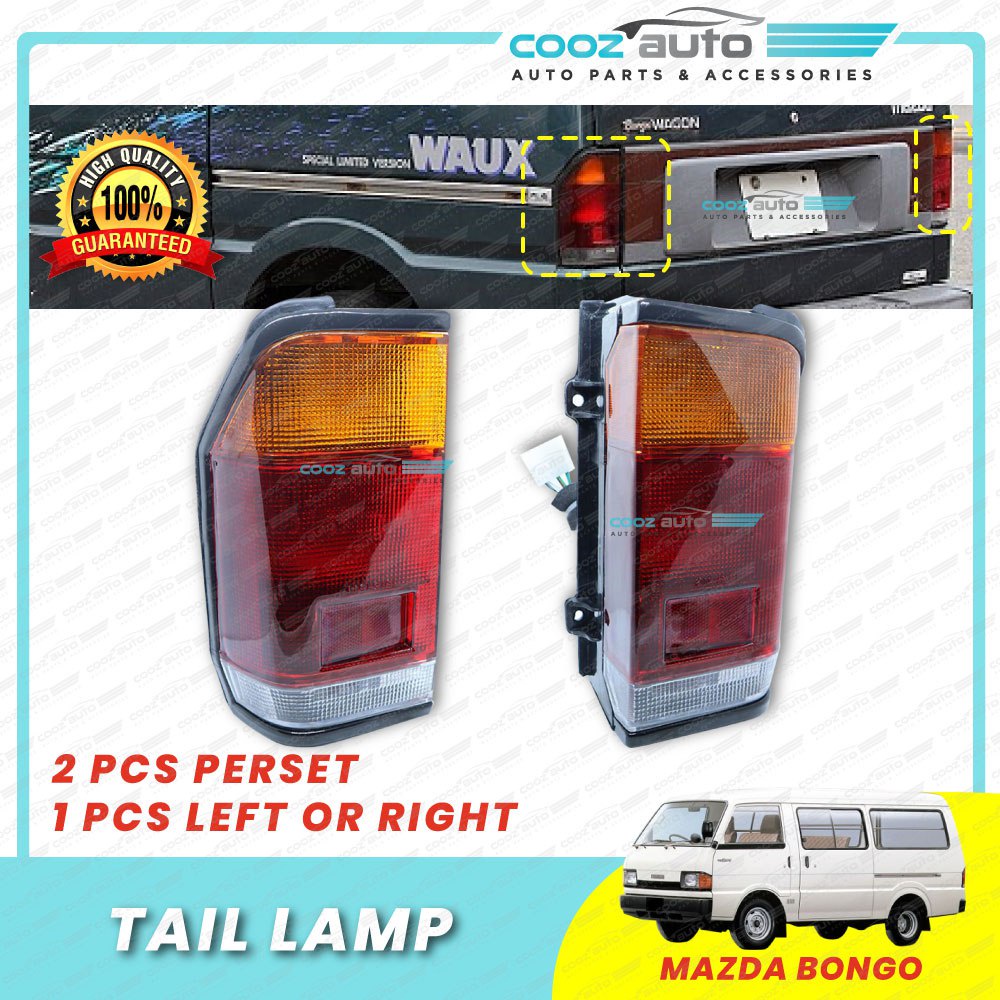 Mazda Bongo 1985 Rear Left & Right Side Taillight Taillamp Tail Lamp ...
