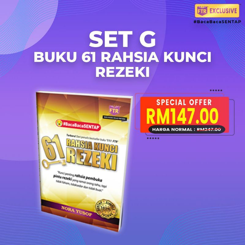 61 RAHSIA KUNCI REZEKI BUKU FORMULA TARIK REZEKI | Shopee Malaysia
