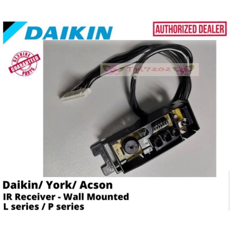 10-25J/L/M/P | IR Receiver | DAIKIN YORK Genuine Part for Wall-mounted ...