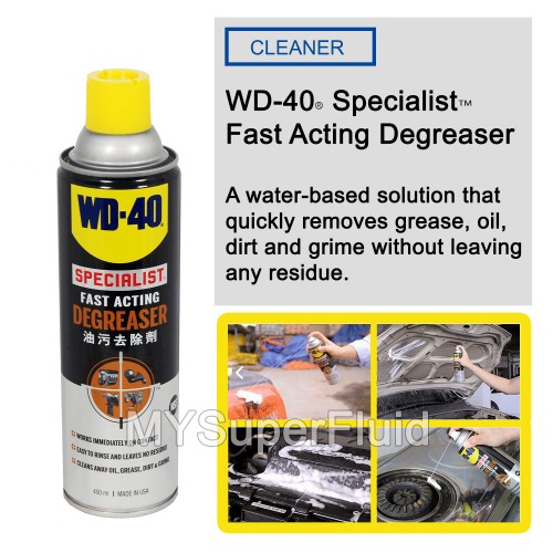 WD40 WD-40 Specialist Fast Acting Degreaser (450ml) | Shopee Malaysia