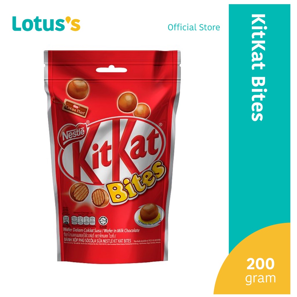 Nestlé KitKat Bites Wafer Milk Chocolate 200g | Shopee Malaysia