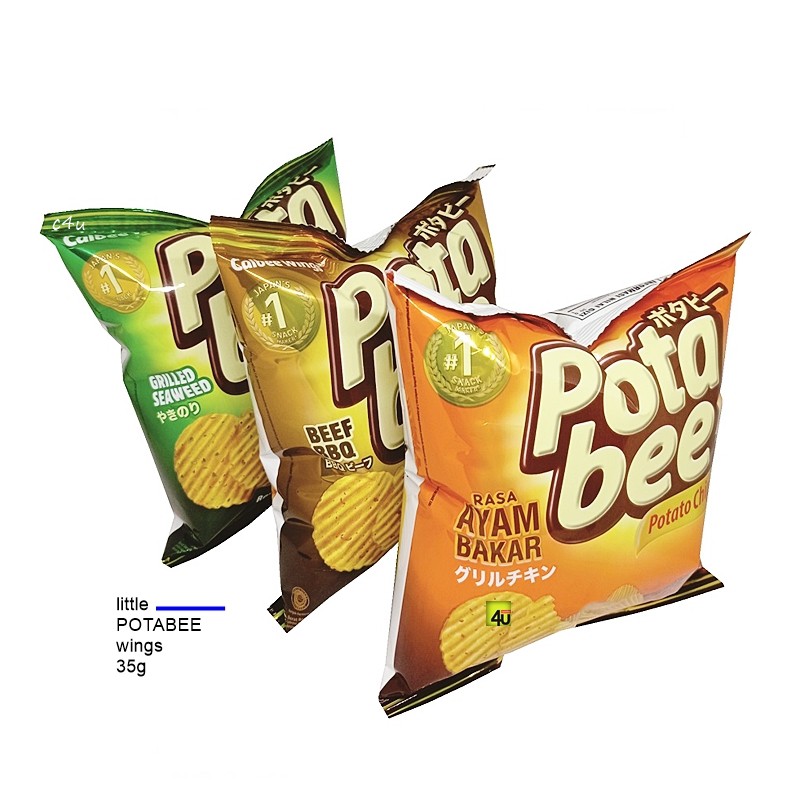 Potabee Potato Chips - Small Pack 35g | Shopee Malaysia