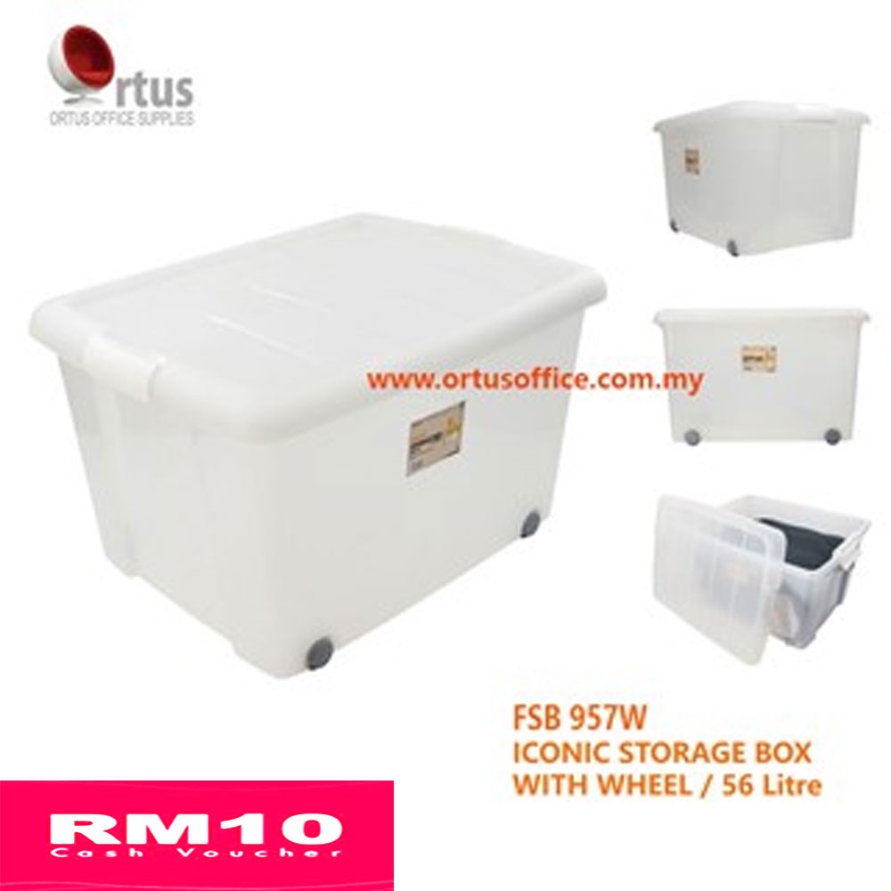 *Special Promo* Iconic Storage Box With Wheel (56L) /Kotak Simpanan ...