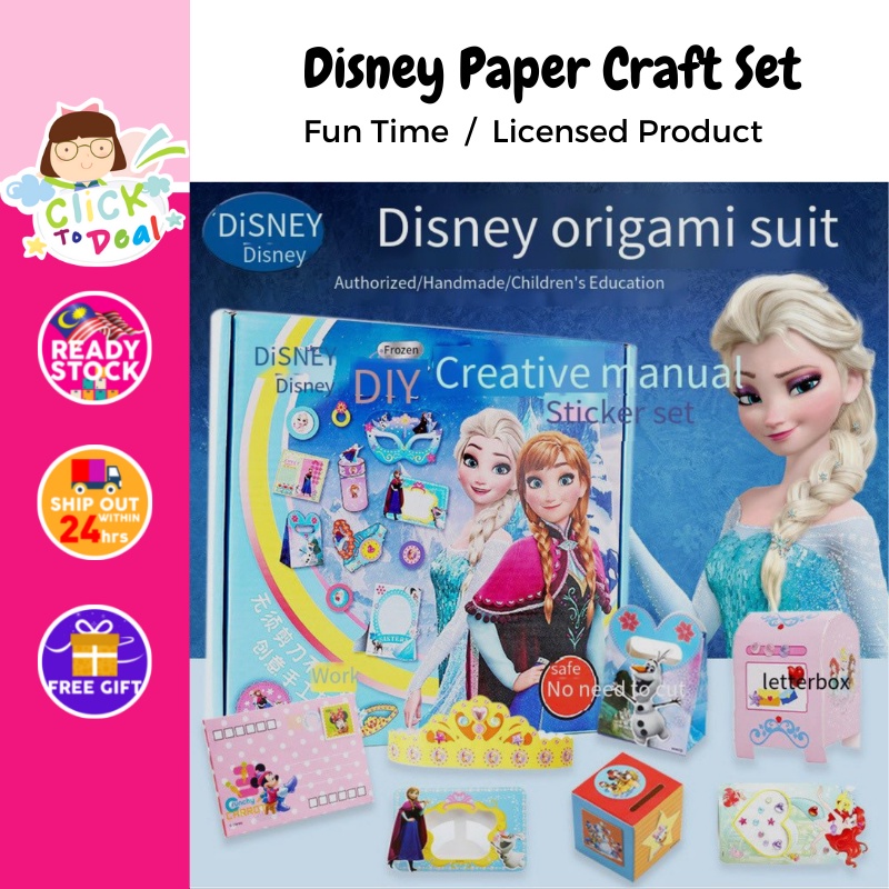 Disney Kids Craft Box Set [ Licensed Product ] Elsa Princess Mickey ...
