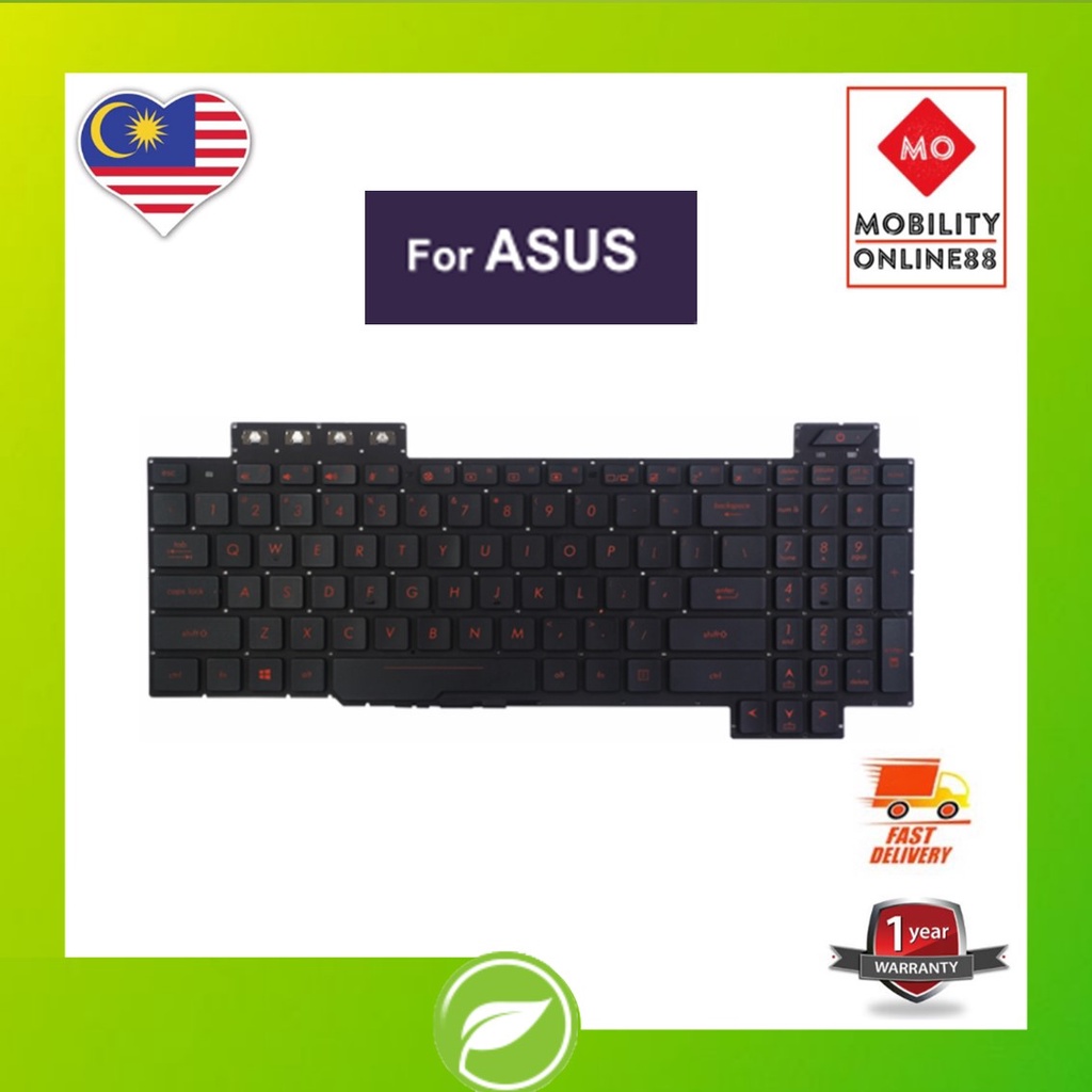 Asus FX504 FX505 FX80 FX80GE FZ80G ZX80G FX86 GL703 Laptop Keyboard ...