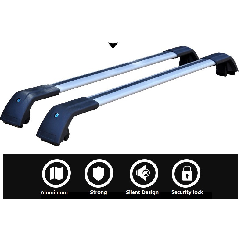 (Veloz/Toyota Cross )Closed Rail Cross Bar/Roof Rack Croos Bar(For ...