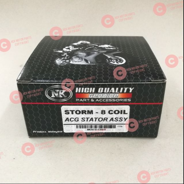 ACG STATOR COIL ASSY - COMEL - STORM (8 COIL) (NK) | Shopee Malaysia