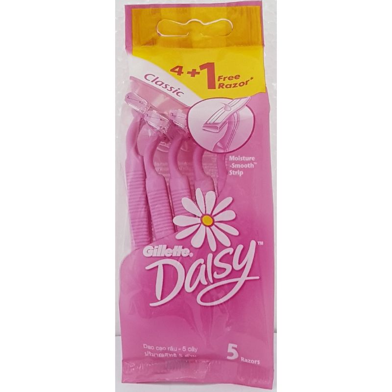 Gillette Daisy Classic 4+1 Razors | Shopee Malaysia
