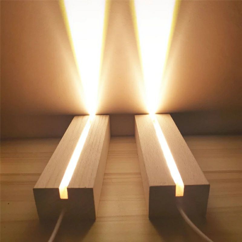 A6 Acrylic Base Lamp / Acrylic Led Stand / Acrylic Led Strip Decorative ...