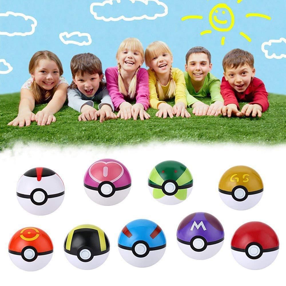 New Pokemon Go Pokeball Pop-up 7cm Plastic Ball Toy Action Figure Games ...