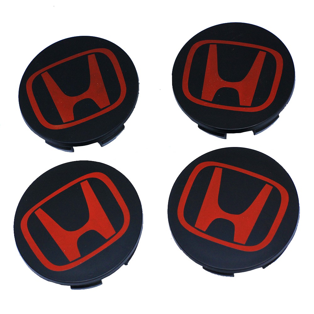 Honda Sport Rim Cap Hub Cap ( Black Red ) | Shopee Malaysia