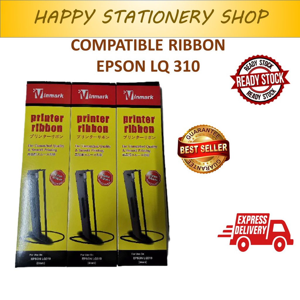 Vinmark Compatible Ribbon Epson LQ 310 (Black) | Shopee Malaysia