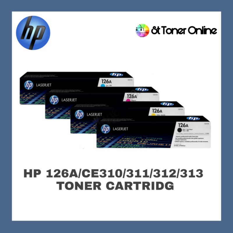 HP 126a/CE310A/CE311A/CE312A/CE313A Original Toner Cartridge | Shopee ...