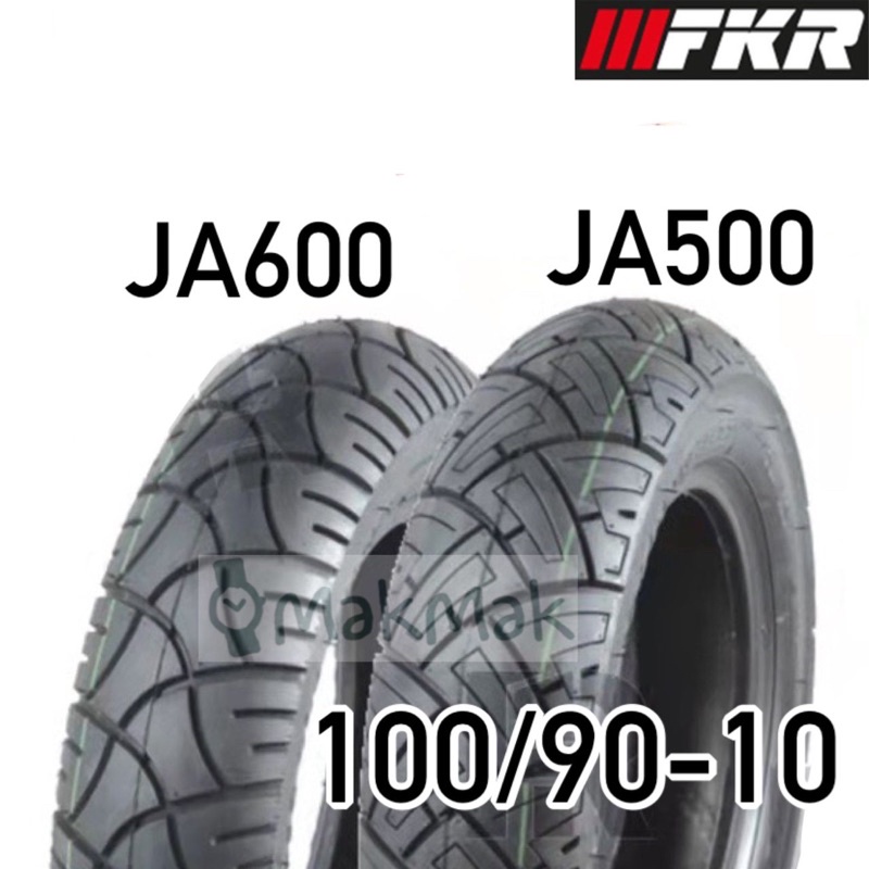 TAYAR FKR TUBELESS TYRE JA500 JA600 100/90-10 V100 KARISMA VESPA | Shopee Malaysia