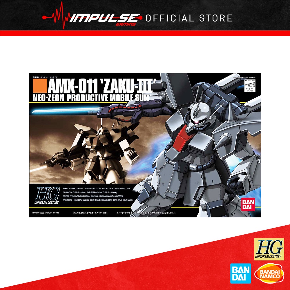 Bandai HGUC 1/144 AMX-011 Zaku III (5063140) / HG | Shopee Malaysia