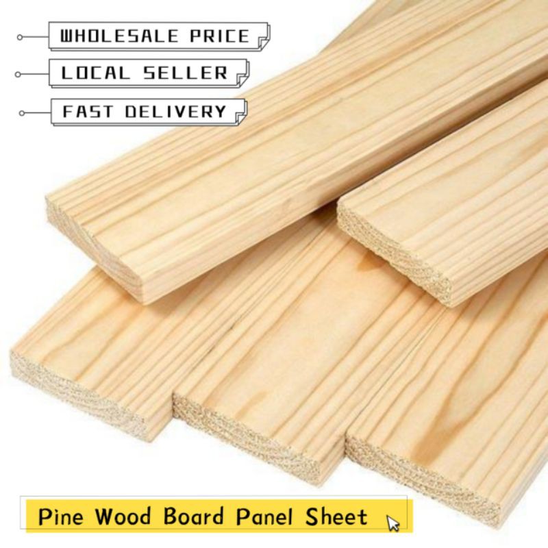 [CLEAR STOCK!!] Pine Wood Board Panel Sheet Kayu Pallet Saiz Kecil Kayu ...