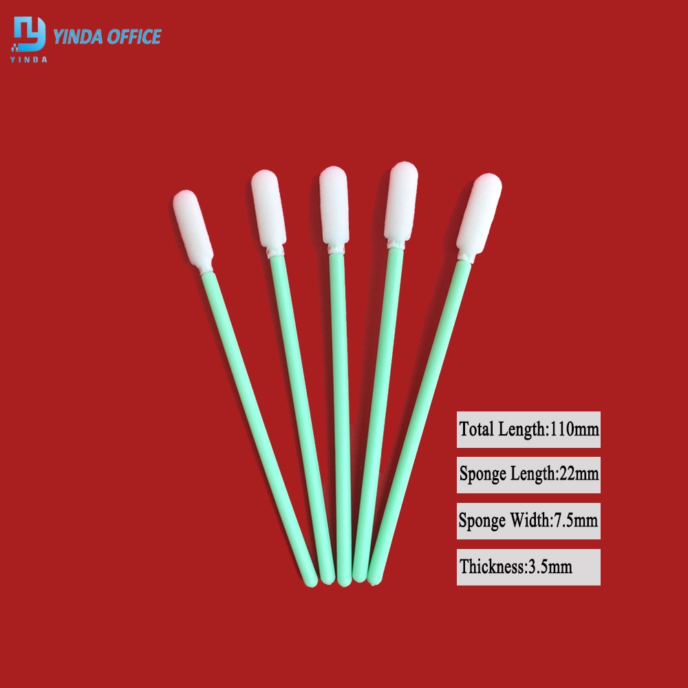 110mm length 100pcs/pack Sponge Head Cleaning Cleaner Swab Camera Lens ...