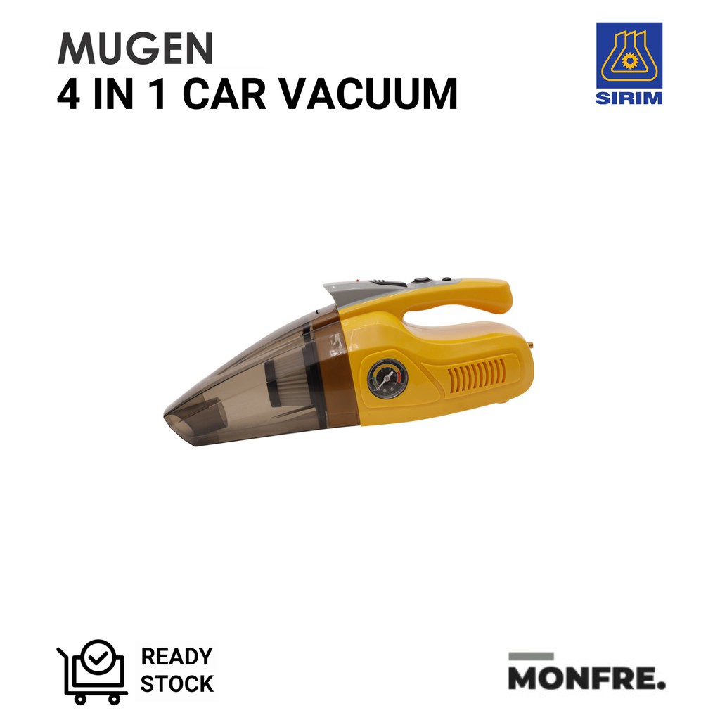 MUGEN 4in1 Car Vacuum Cleaner, Air Inflator, Tyre Pump, Car Emergency ...