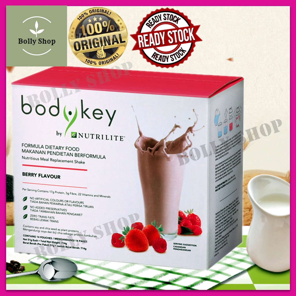 (READY STOCK) AMWAY BodyKey By Nutrilite Meal Replacement Shake (Berry ...