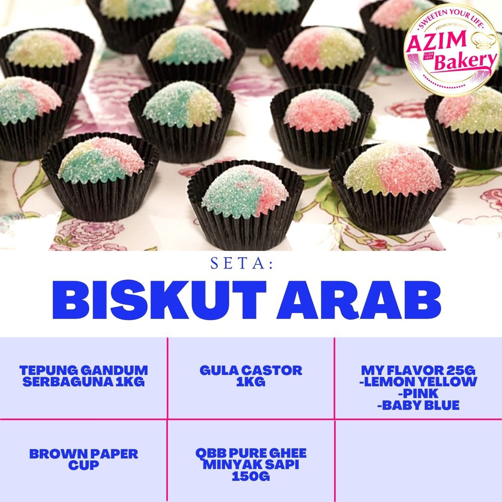 Set Raya Biskut Arab | Set Raya Biskut Arab Suji Kacang (Halal) by Azim ...