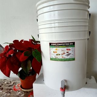 1 SET Double Bucket Compost Bin / Tong Kompos / Bokashi Bin / Bokashi ...