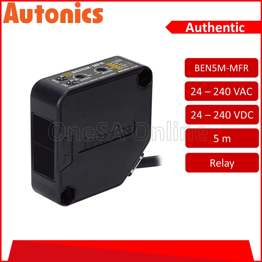 AUTONICS PHOTOELECTRIC SENSOR 5M RELAY(BEN5M-MFR-AD24-240) | Shopee Malaysia