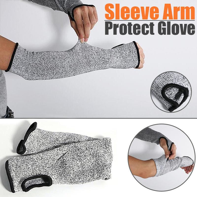 Cut Resistant Safety Sleeve Arm Protect Anti-cut Protective Working ...