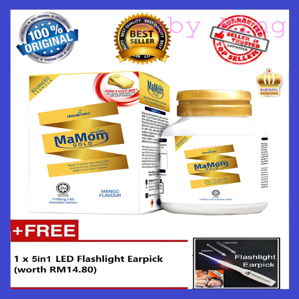 Original Mamom Gold Milkbooster Milk Booster + FREE GIFTc | Shopee Malaysia